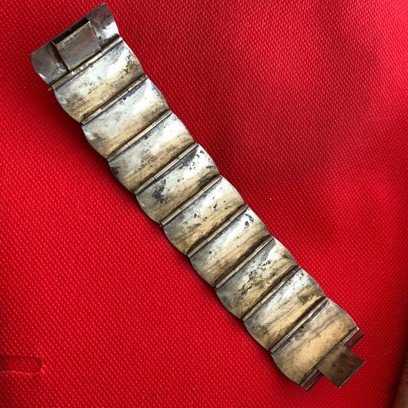 Siam | Jewelry | Vintage Sterling Silver Siam Large Bracelet | Poshmark